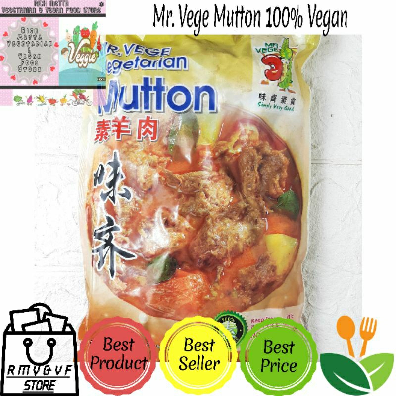 Jual Mr.Vege Mutton / Daging Kambing Nabati 900gr Vegetarian Vegan ...