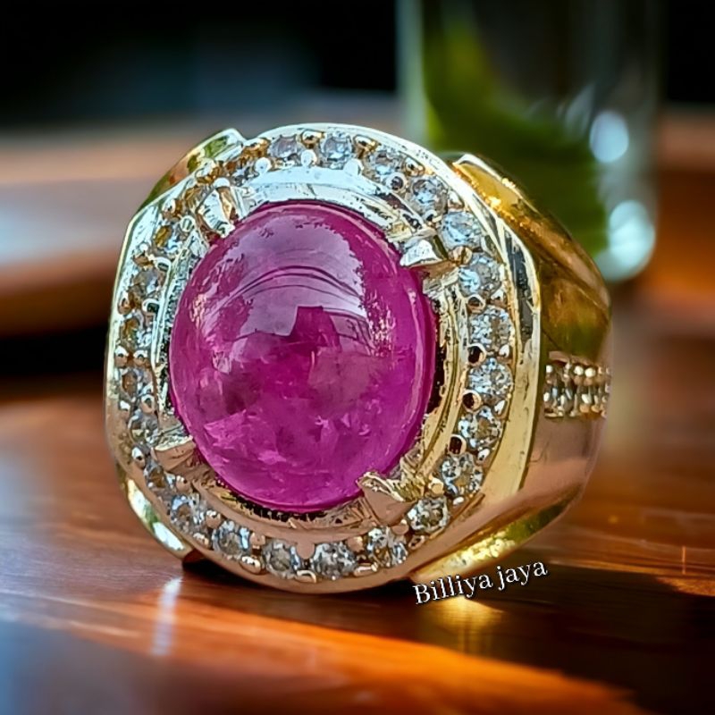 Jual CINCIN BATU PERMATA RUBY BURMA MEWAH& ELEGAN | Shopee Indonesia