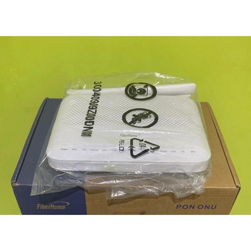 Jual ONT GPON FIBERHOME HG6145D2 Dual Band 2,4GHz-5Ghz Like New Plus ...