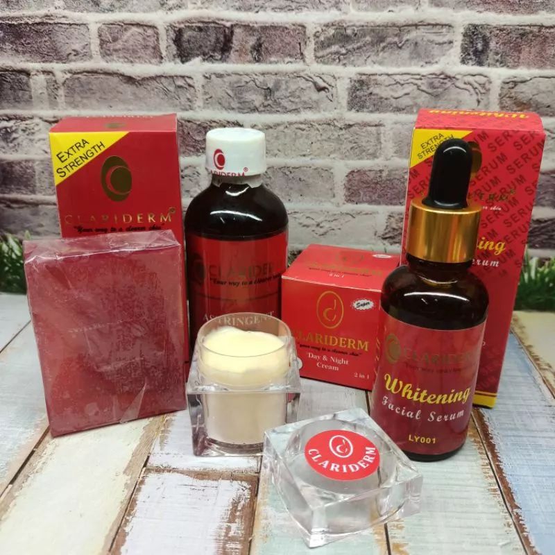 Jual Paket Cream CLARIDEM (Cream+Sabun+Serum+Toner) | Shopee Indonesia