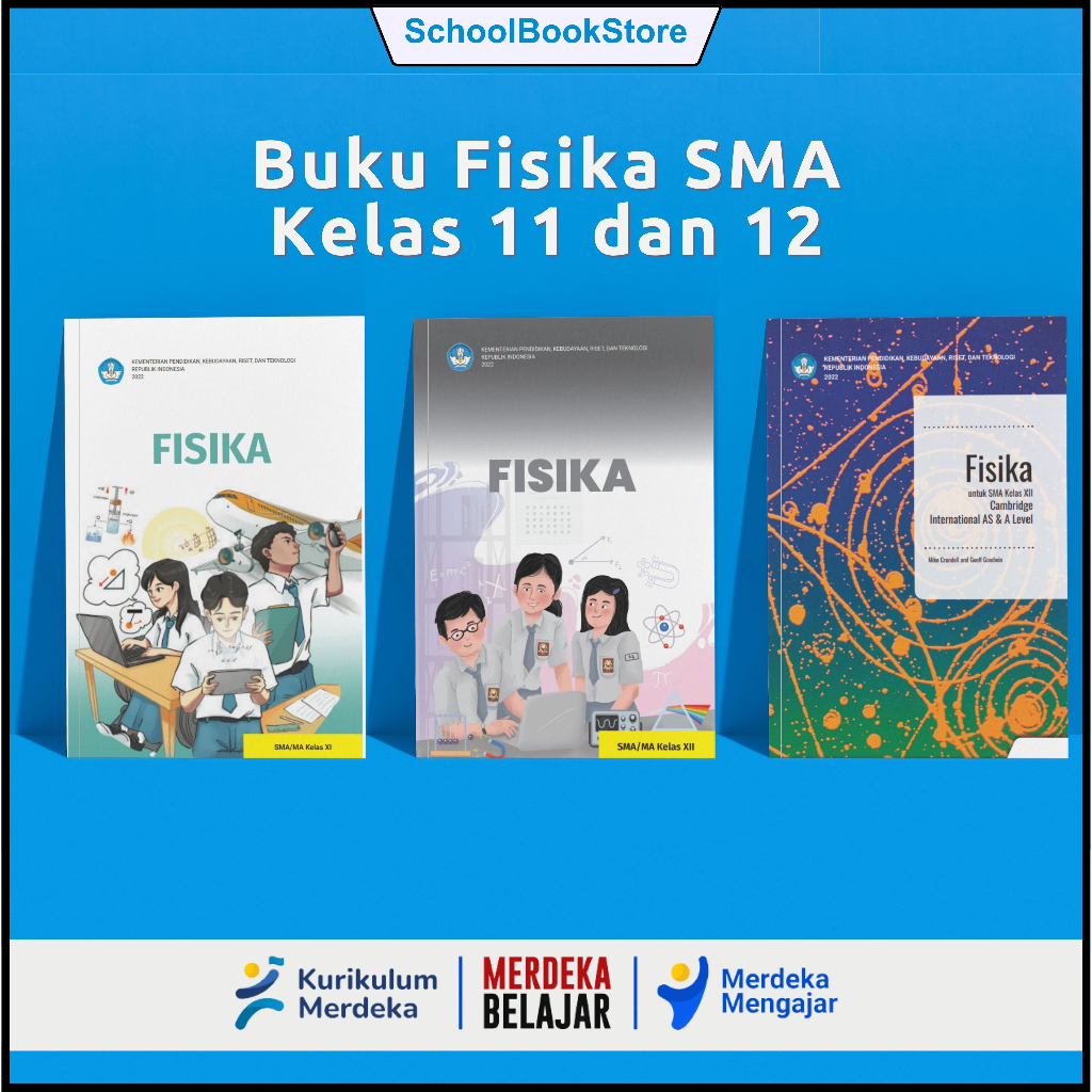 Jual Buku Siswa Fisika SMA/MA Kelas 11 12 MIPA Fase F Kurikulum Merdeka Kumer Peminatan ...