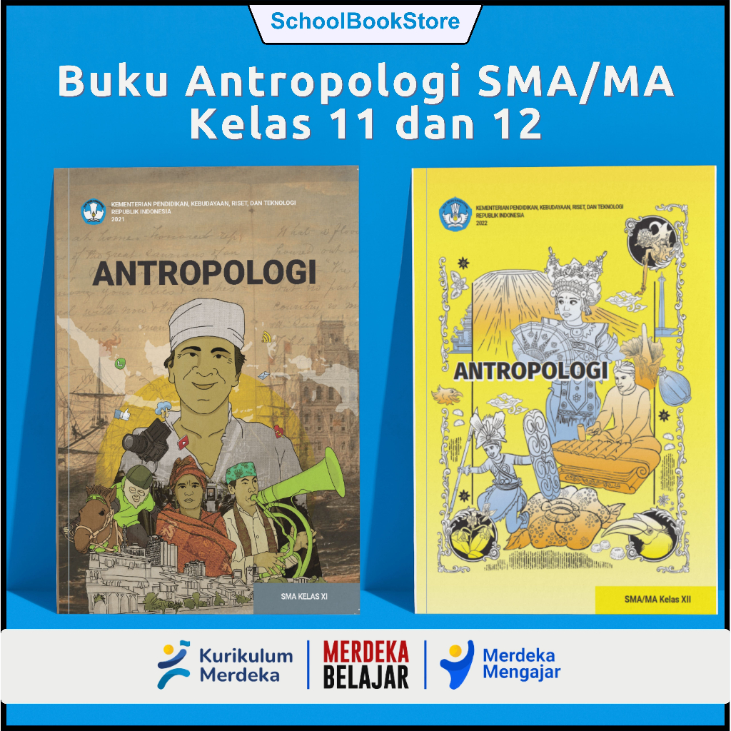 Jual Buku Paket Siswa Antropologi Kelas 11 12 SMA/MA MIPA Kurikulum Merdeka Kumer Sekolah ...