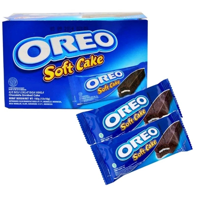 Jual Oreo Soft Cake Bolu Oreo 1 Box 12pcs | Shopee Indonesia