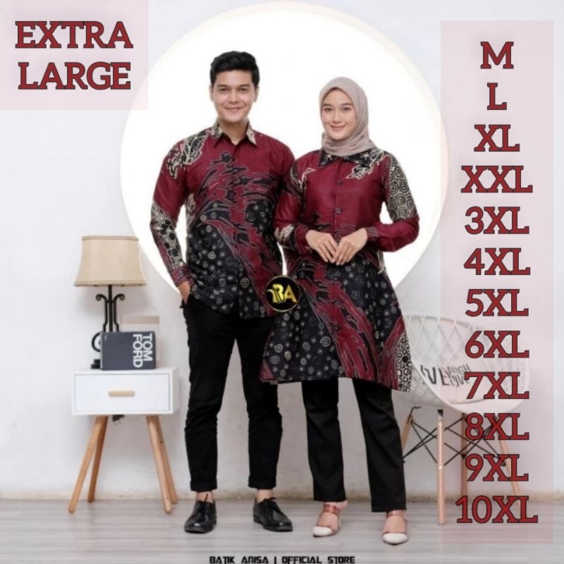 Jual Atasan pria wanita MERAH PANJANG| M-10XL SUPER JUMBO | atasan warna merah EKSTRA LARGE ...