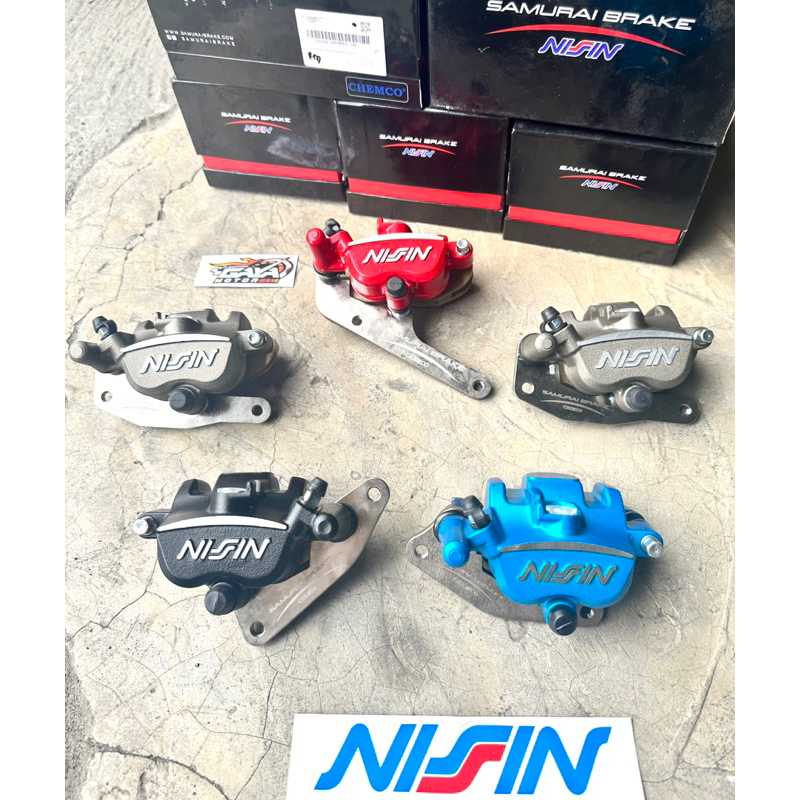 Jual Kaliper Nissin Samurai Brake 2 Piston Vario 110 125 150 160 Beat Street Scoopy Spacy Genio ...