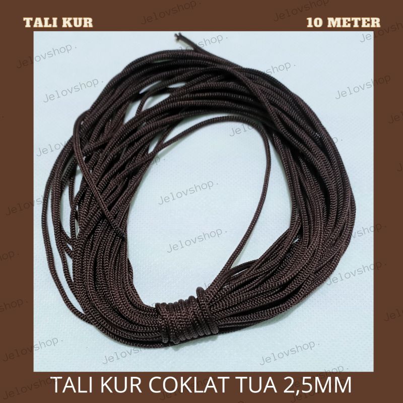 Jual TALI KUR COKLAT TUA 2,5MM | Shopee Indonesia