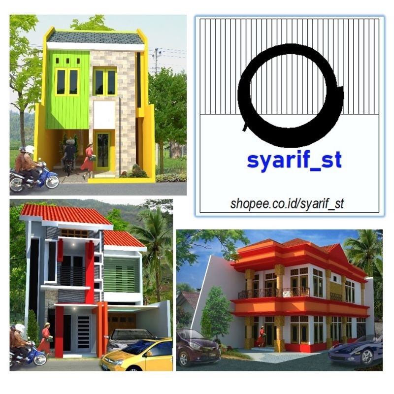 Jual Jasa ARSITEK Gambar DENAH dan 3 DIMENSI Rumah Tinggal, Toko, Ruko ...