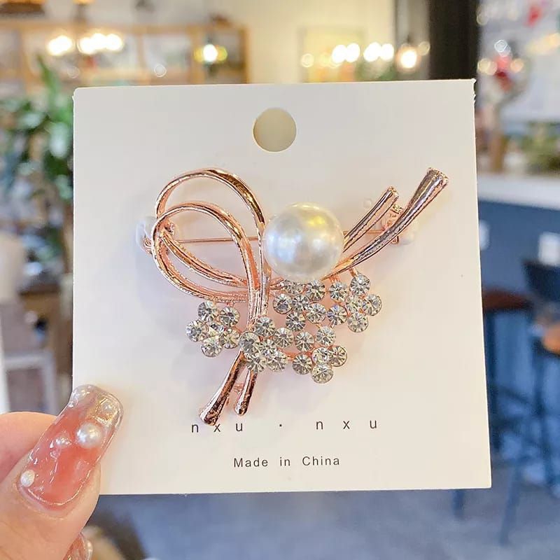 Jual Bros Mutiara Kode Brg Roflos Bros Jilbab Cantik Rose Gold Bros ...