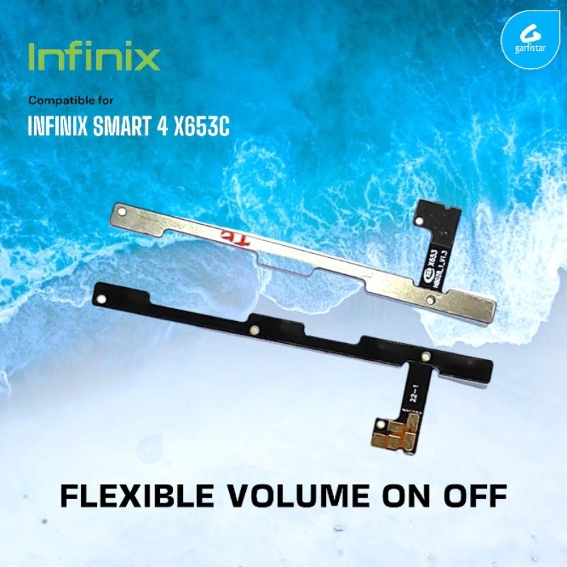Jual FLEXIBLE VOLUME ON OFF INFINIX SMART 4 X653C | Shopee Indonesia