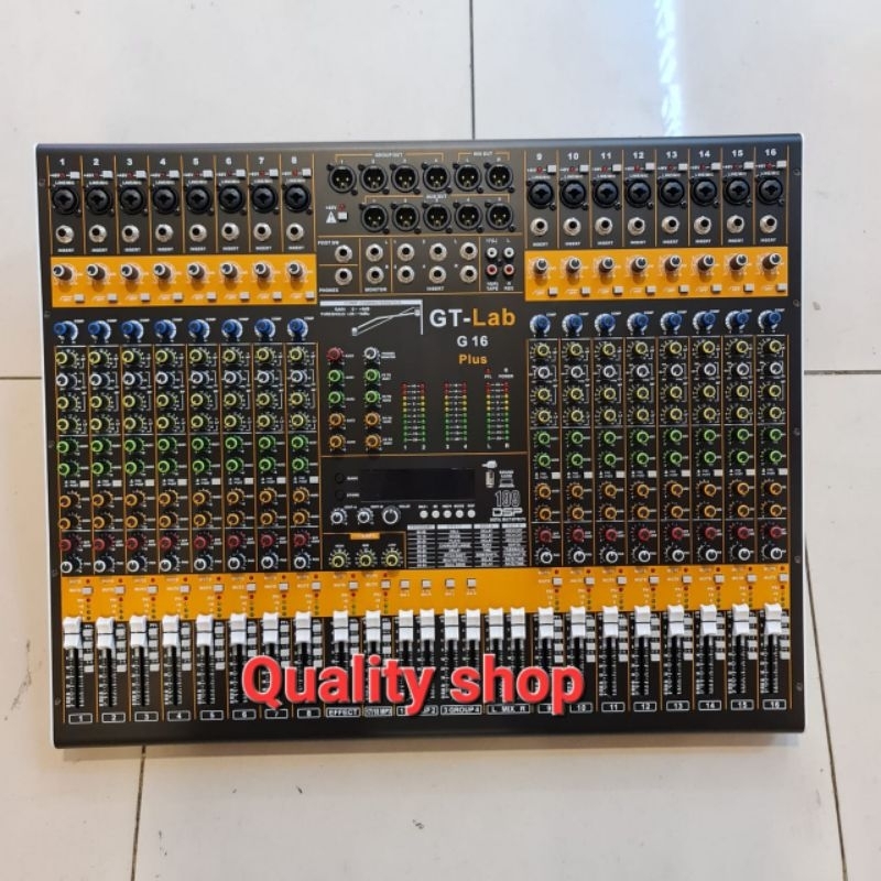 Jual mixer 16 channel gt lab by rdw gt16 Original terbaru 2023 | Shopee ...