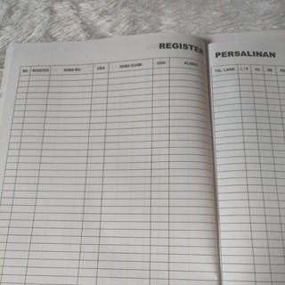 Jual Buku Bidan Bantu Register Hamil dan Buku Register Persalinan 2024 ...