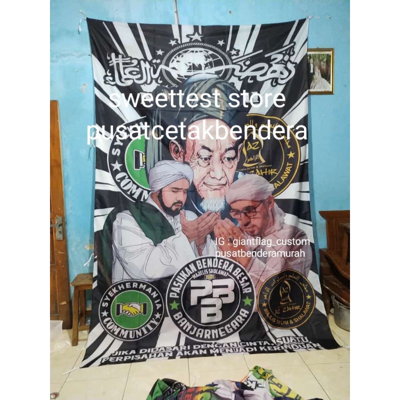 Jual TERBARU + CETAK BENDERA SYEKHERMANIA, BENDERA MAFIA SHOLAWAT ...