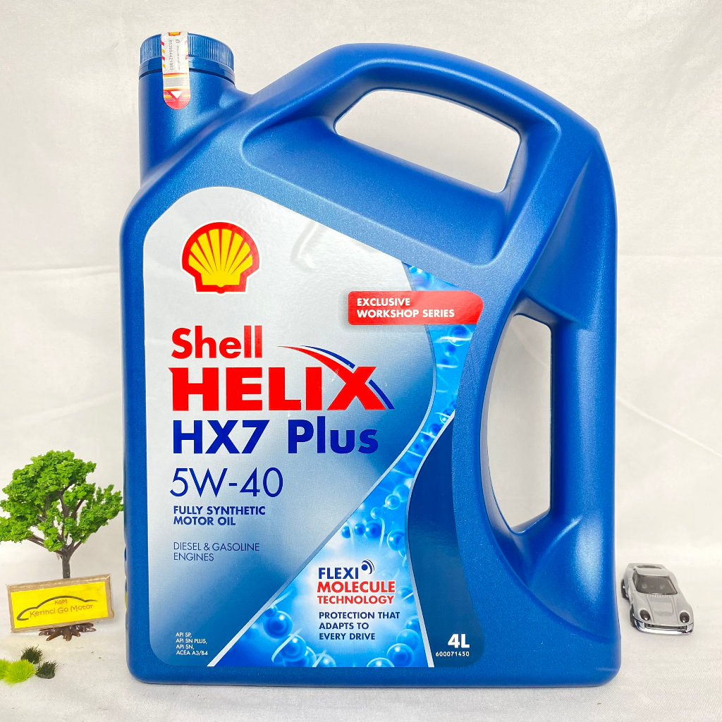 Jual Shell Helix HX7 Plus SAE 5W-40 4 Liter Api SP Oli Mobil Mesin ...