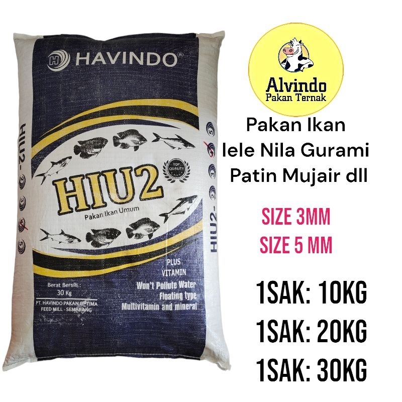 Jual Pakan ikan Lele 10kg /Nila/Gurami/Patin/Mujair/Bandeng/ 10kg ...