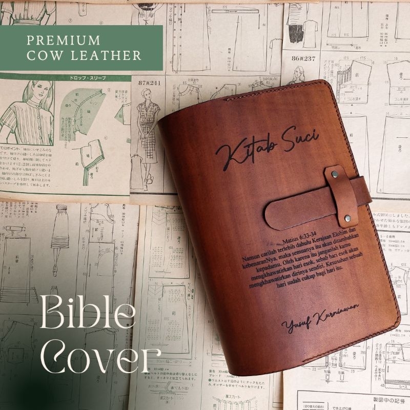 Jual Cover Alkitab/ Alquran Kulit Asli Custom | Shopee Indonesia