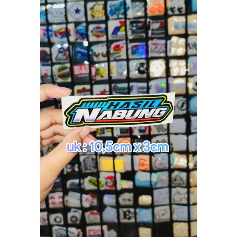 Jual sticker printing HASIL NABUNG | Shopee Indonesia