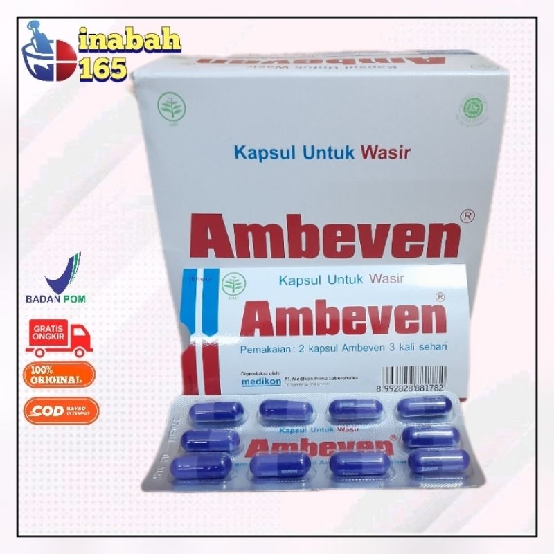 Jual Ambeven (kapsul untuk wasir) per blister isi 10 kapsul | Shopee Indonesia