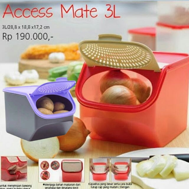 Jual TUPPERWARE ACCESS MATE 3L Original | Shopee Indonesia