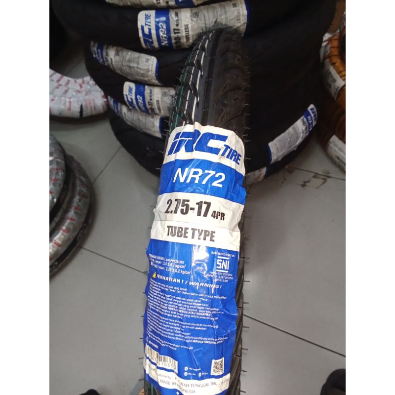 Jual BAN LUAR DEPAN NON TUBLES IRC NR72 UK. 2.75-17 UNTUK MOTOR BEBEK ...