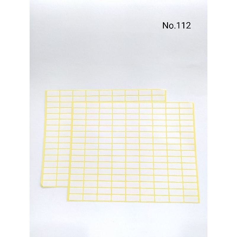 Jual Stiker Label / Stiker Nama Polos ( 1 Pak isi 7 Lembar ) | Shopee ...