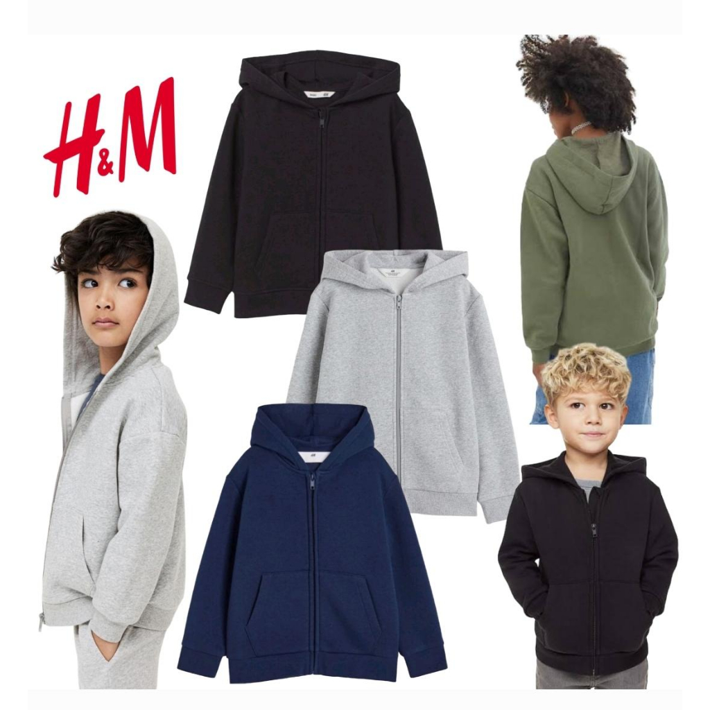 Jual [[17253]] HnM Jacket kids polos Basic Jaket Anak hoodie h&m h*m ...