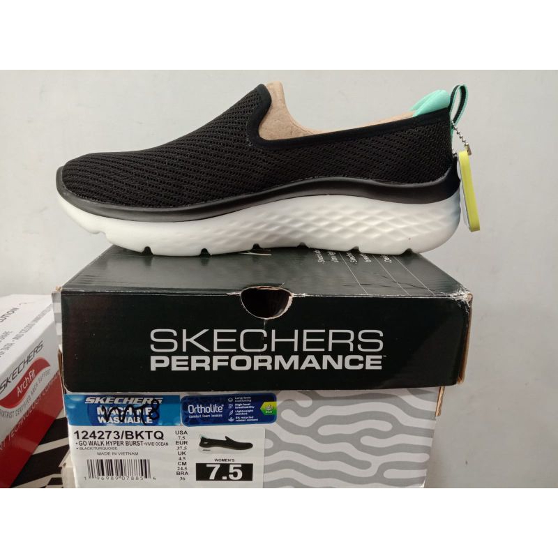 Jual Skechers Go Walk Hyper Burst-Vivud Ocean | Shopee Indonesia