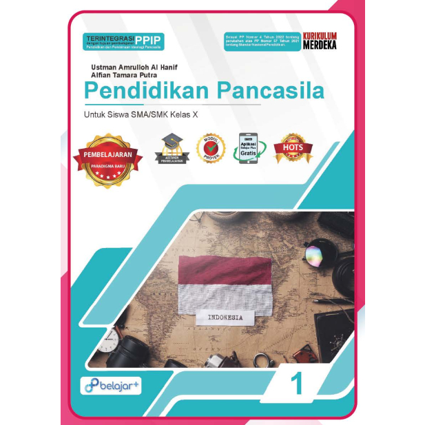 Jual Belajar Plus - Buku Pendidikan Pancasila untuk Siswa SMA / SMK Kelas X (PP) Kurikulum ...