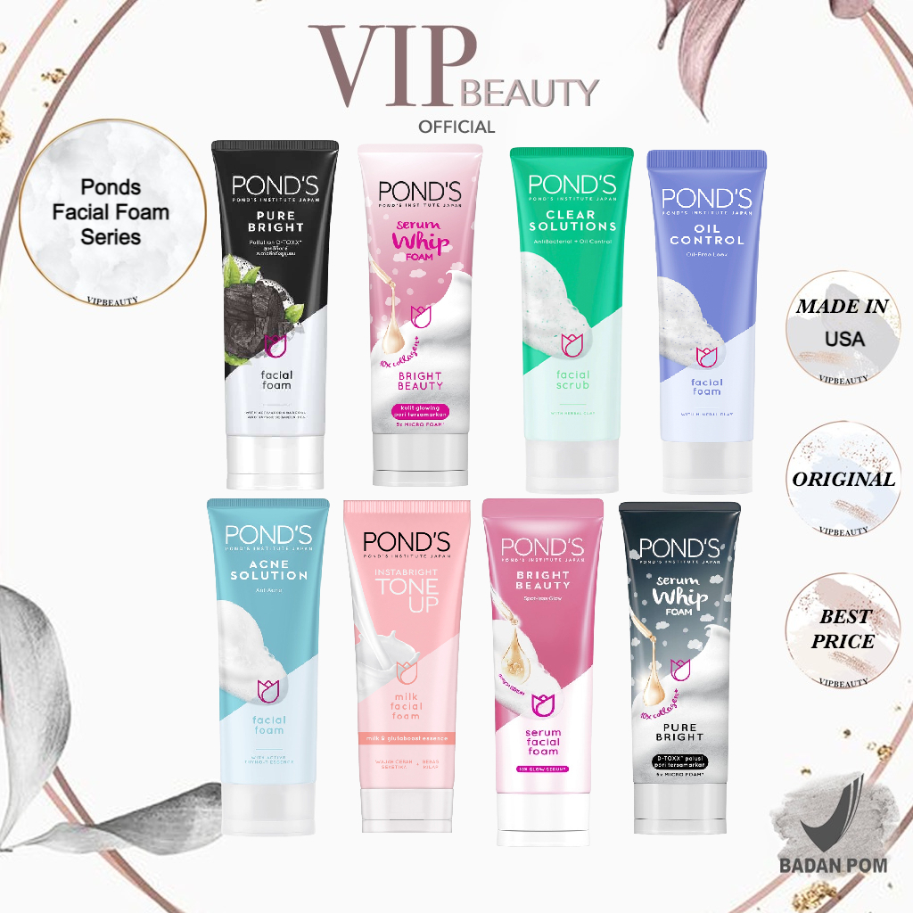 Jual PONDS Facial Wash - Bright Beauty Serum | Acne | Oil Control ...