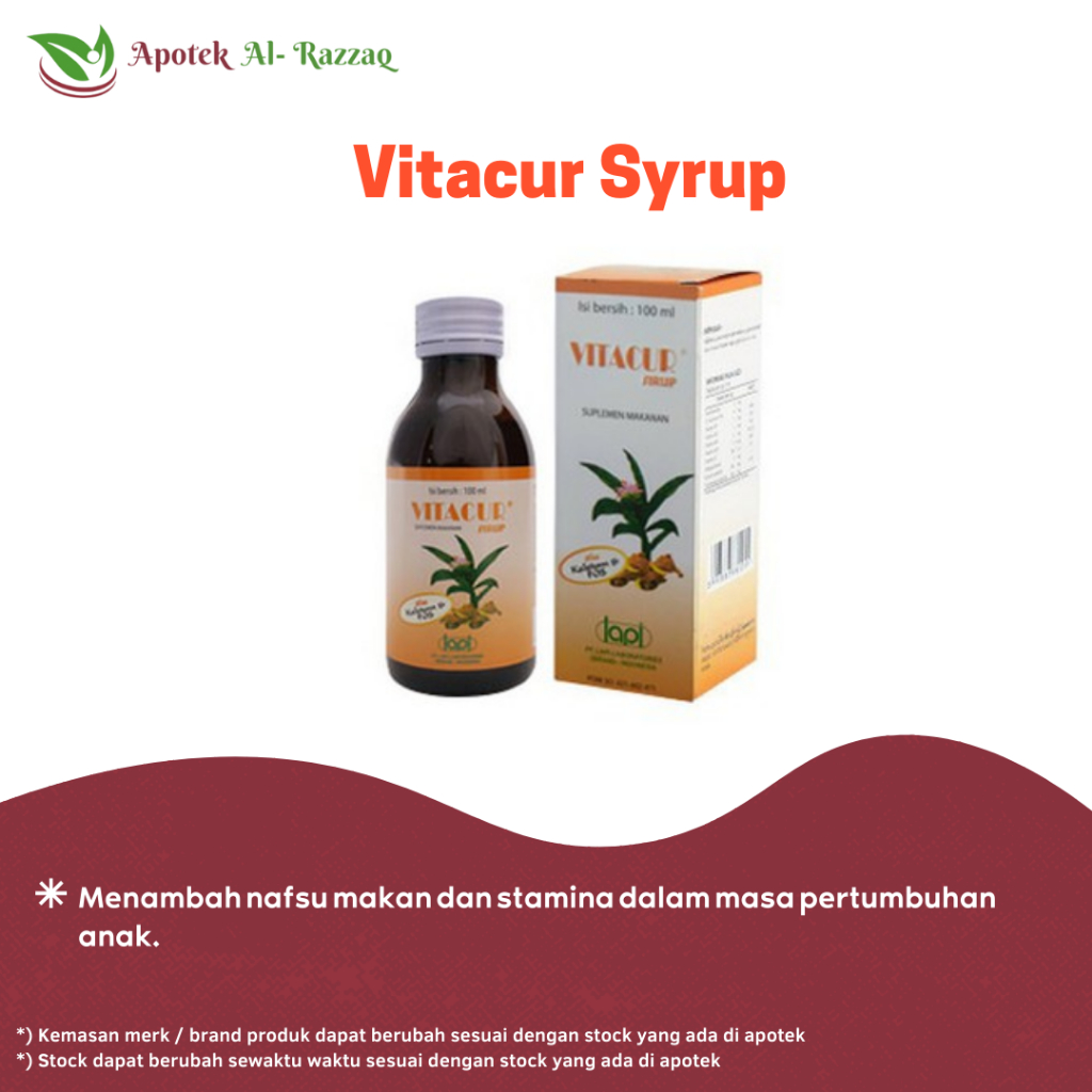 Jual Vitacur Syrup 100 ml - Suplemen Kesehatan | Shopee Indonesia Jual Vitacur Syrup 100 ml - Suplemen Kesehatan | Shopee Indonesia