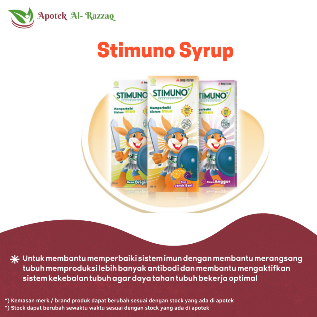 Jual Stimuno Syrup - Memperbaiki Sistem Imun | Shopee Indonesia