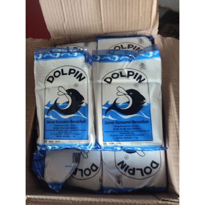 Jual garam dolphin kemasan 1kg | Shopee Indonesia