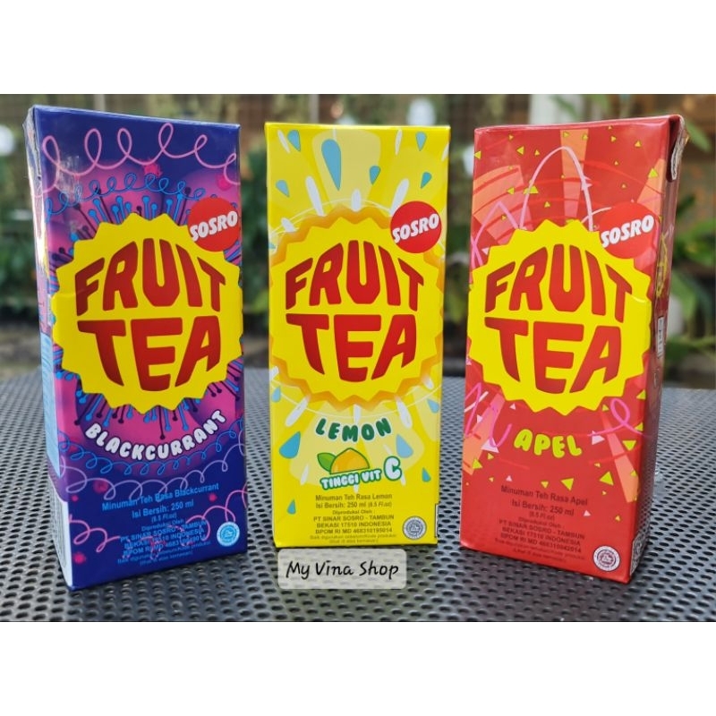 Jual Fruit Tea Kotak 250 Ml Sosro Minuman Teh Rasa Isi 24 Pcskarton Shopee Indonesia