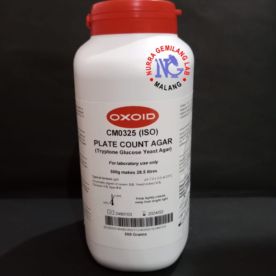 Jual Plate Count Agar (PCA) OXOID 500 gram/botol | Shopee Indonesia