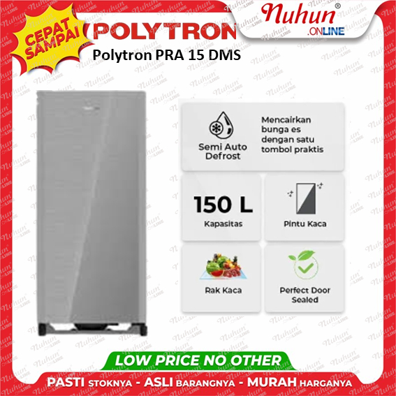 Jual Kulkas 1 Pintu Polytron PRA 15 DMS 150 Liter | Shopee Indonesia