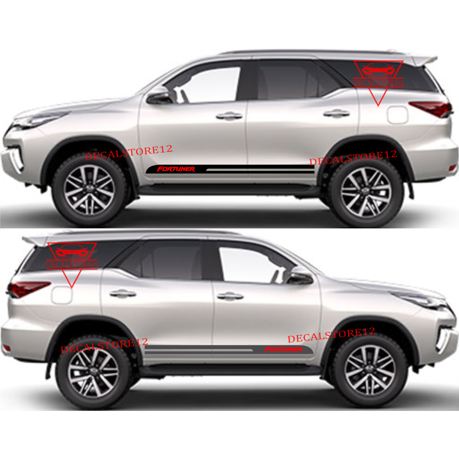 Jual Stiker sticker toyota sticker list body mobil fortuner pajero ...
