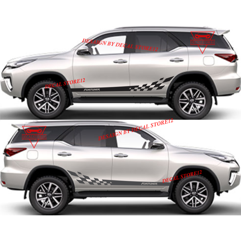 Jual Sticker mobil toyota fortuner stiker list cutting toyota fortuner ...