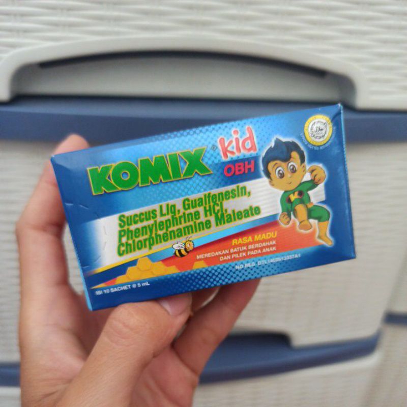 Jual Komix Kid OBH cair sachet 5ml Batuk Berdahak dan Pilek Anak ...