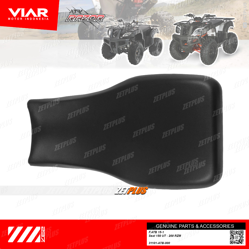 Jual JOK ATV RAZOR 150-200 /seat viar Original/tempat duduk-Zetplus ...