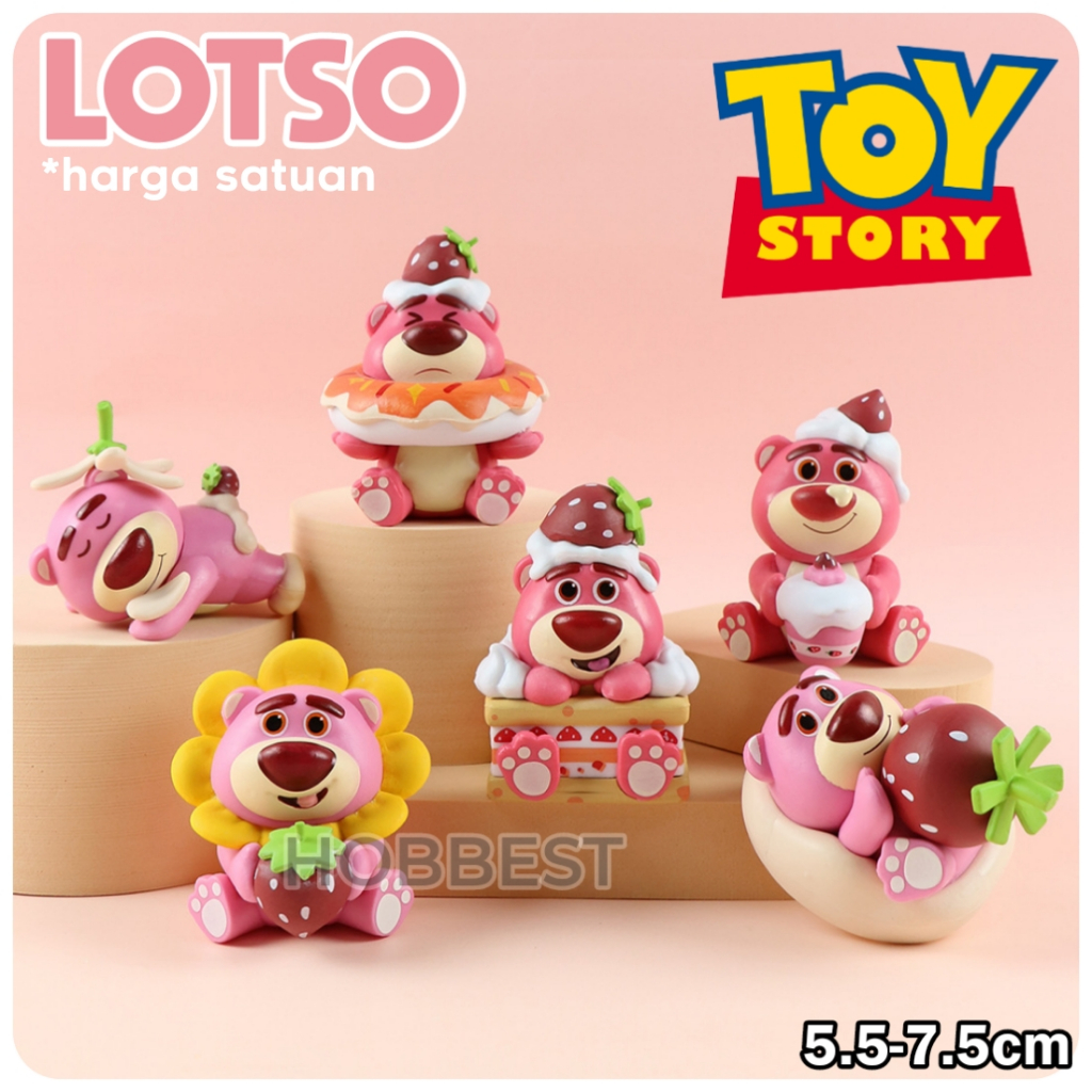 Jual Action Figure TOY STORY : LOTSO Harga Satuan - Miniatur Topper Kue ...