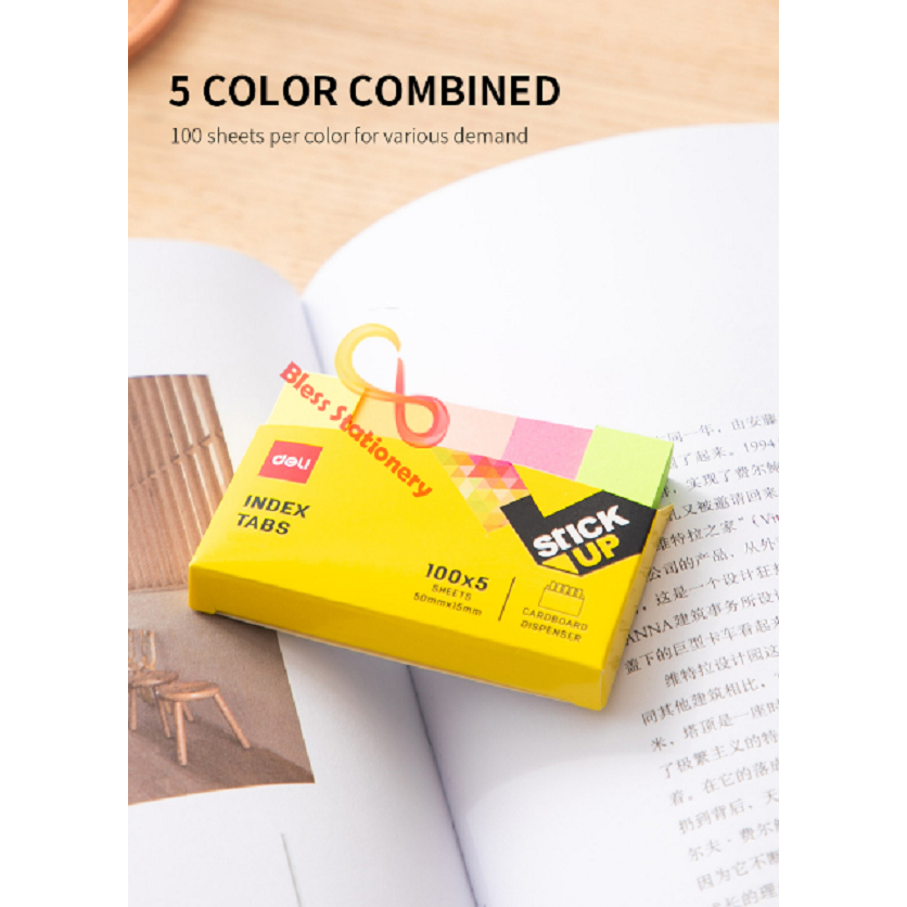 Jual Deli index mark sign here memo index tempel sticky note indeks ...