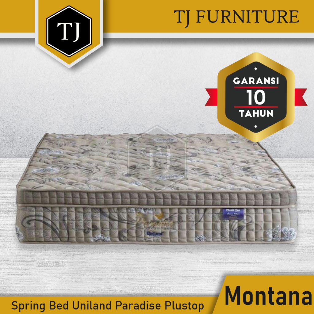 Jual Uniland Paradise Plushtop Montana / Kasur Springbed - Hanya Kasur ...