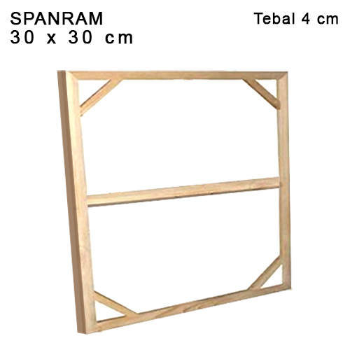 Jual Spanram Kayu 30x30 cm Rangka Frame tebal 4cm | Shopee Indonesia