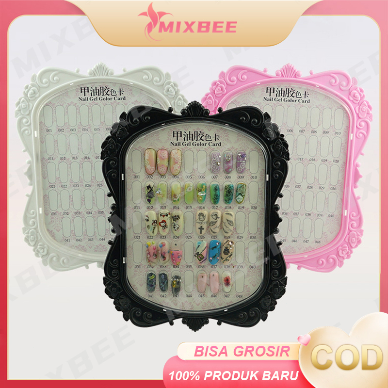 Jual Display Nail Art Bingkai Papan Nail Display Kuku Palsu Hias ...