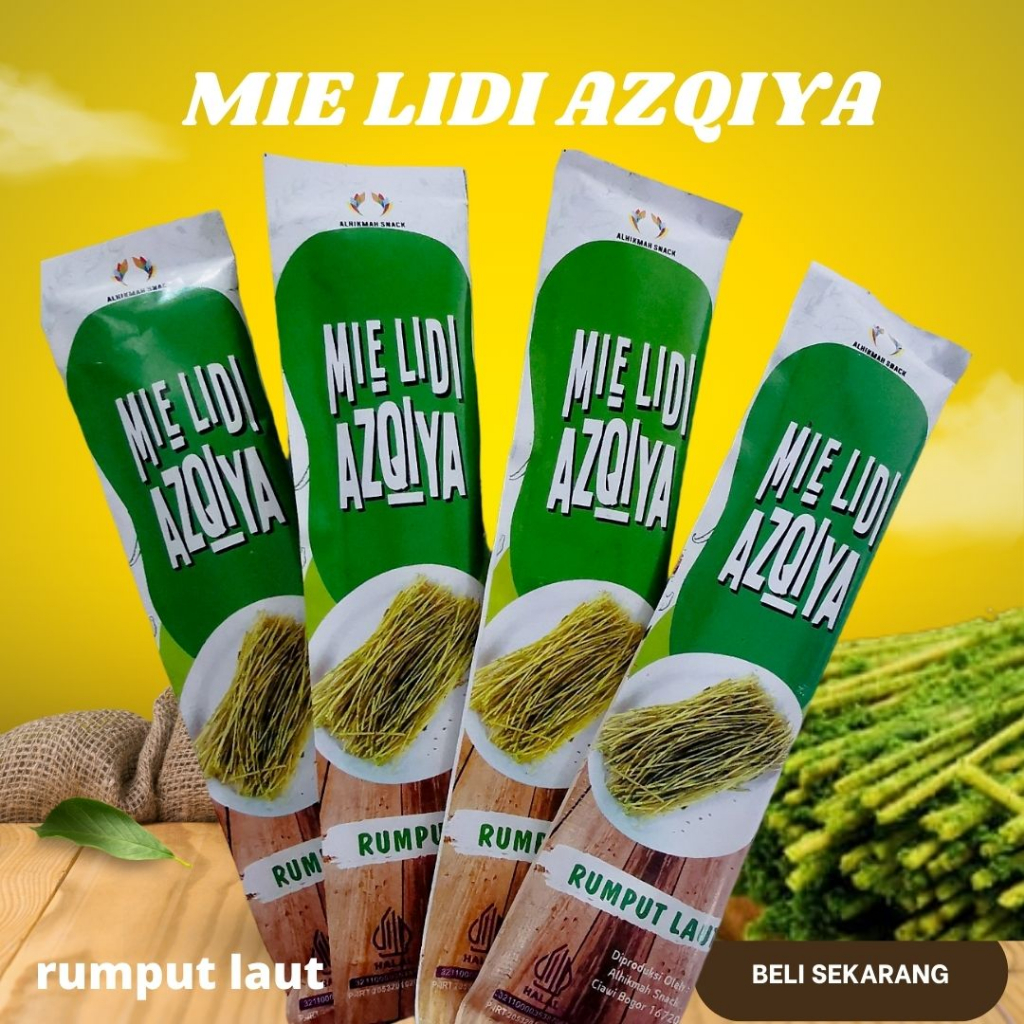 Jual Mie Lidi azqiya Rasa Rumput Laut promo | Shopee Indonesia