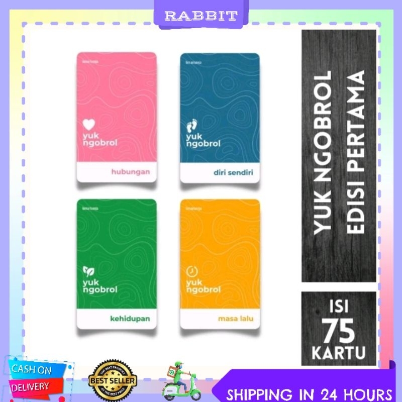 Jual [COD] READY-Kartu Permainan Obrolan Seru-Yuk Ngobrol Edisi Pertama isi 50 Kartu | Shopee ...