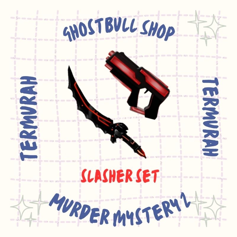 Jual Antivirus Slasher Set Murder Mystery MM2 Roblox Psx | Shopee Indonesia
