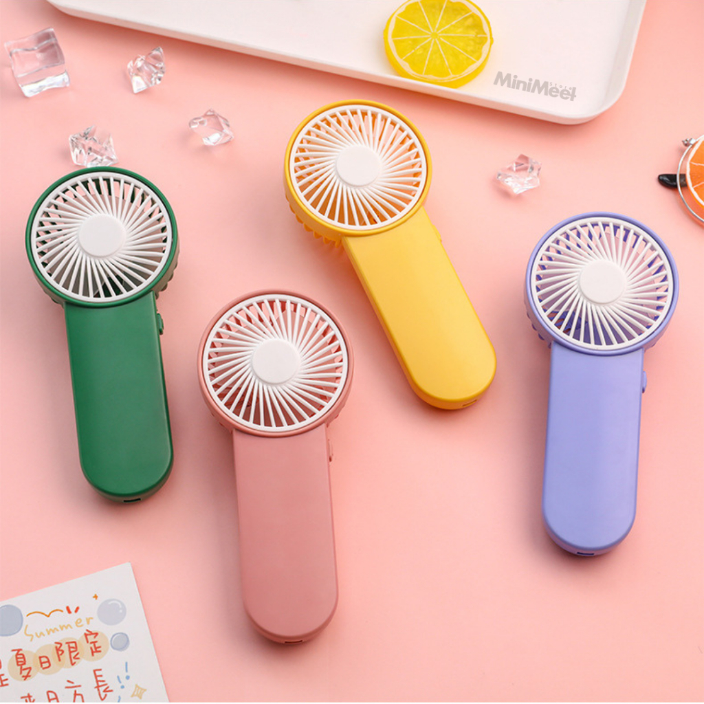 Jual KIPAS ANGIN MINI Battery GENGGAM Cute / Mini Hand Fan Lucu Mungil ...