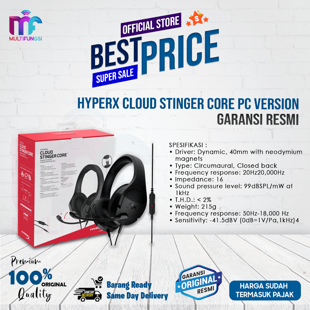 Jual HyperX Cloud Stinger Core PC version | Shopee Indonesia