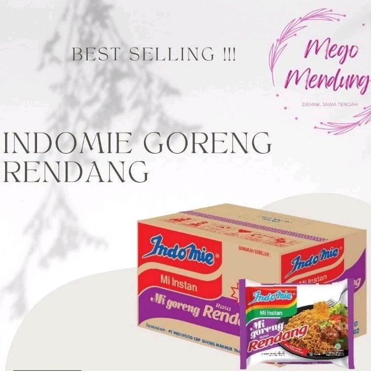 Jual INDOMIE GORENG RASA RENDANG 91g x 40pcs EXP 2024 | Shopee Indonesia
