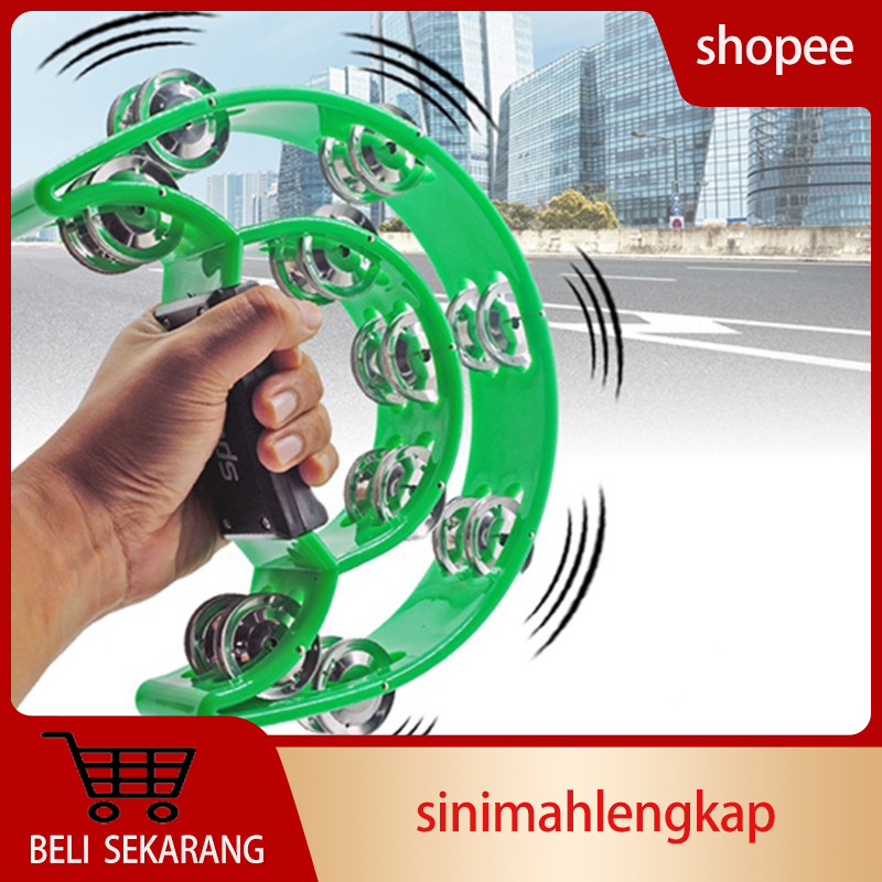 Jual Alat Musik Tamborin Tambourine Double Ring Kecrekan Tambourine ...